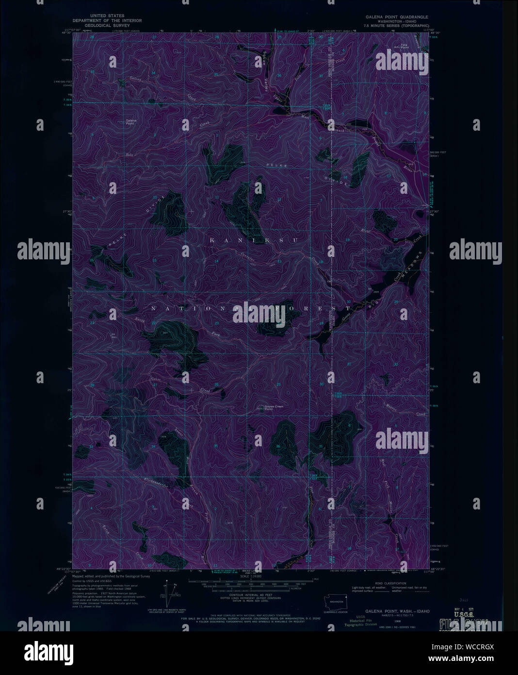 Map of galena hi-res stock photography and images - Alamy