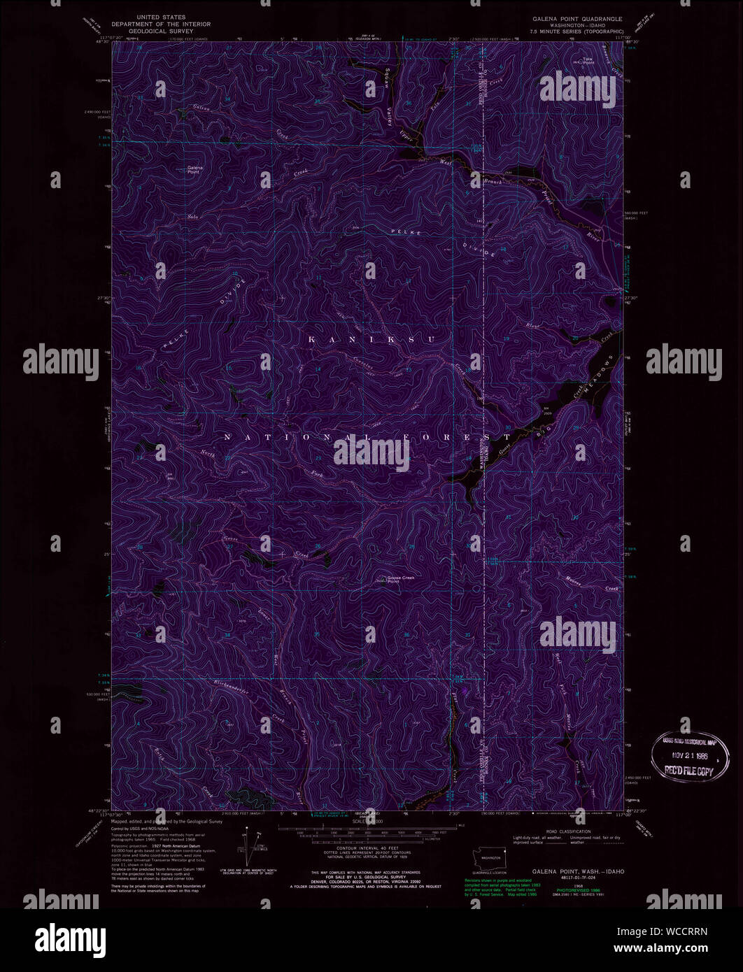 Map of galena hi-res stock photography and images - Alamy