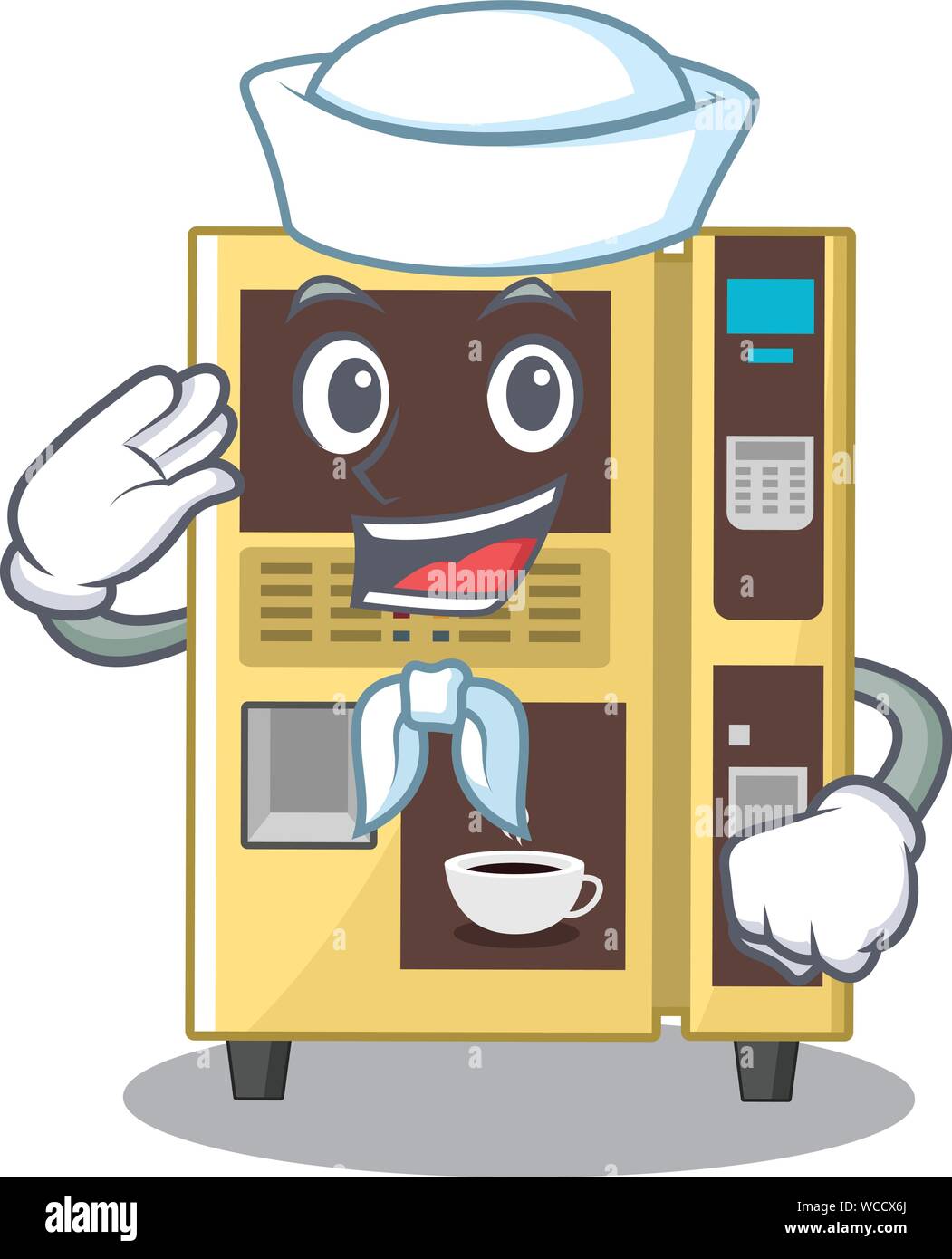 Coofe vending machine Stock Vector Images - Alamy