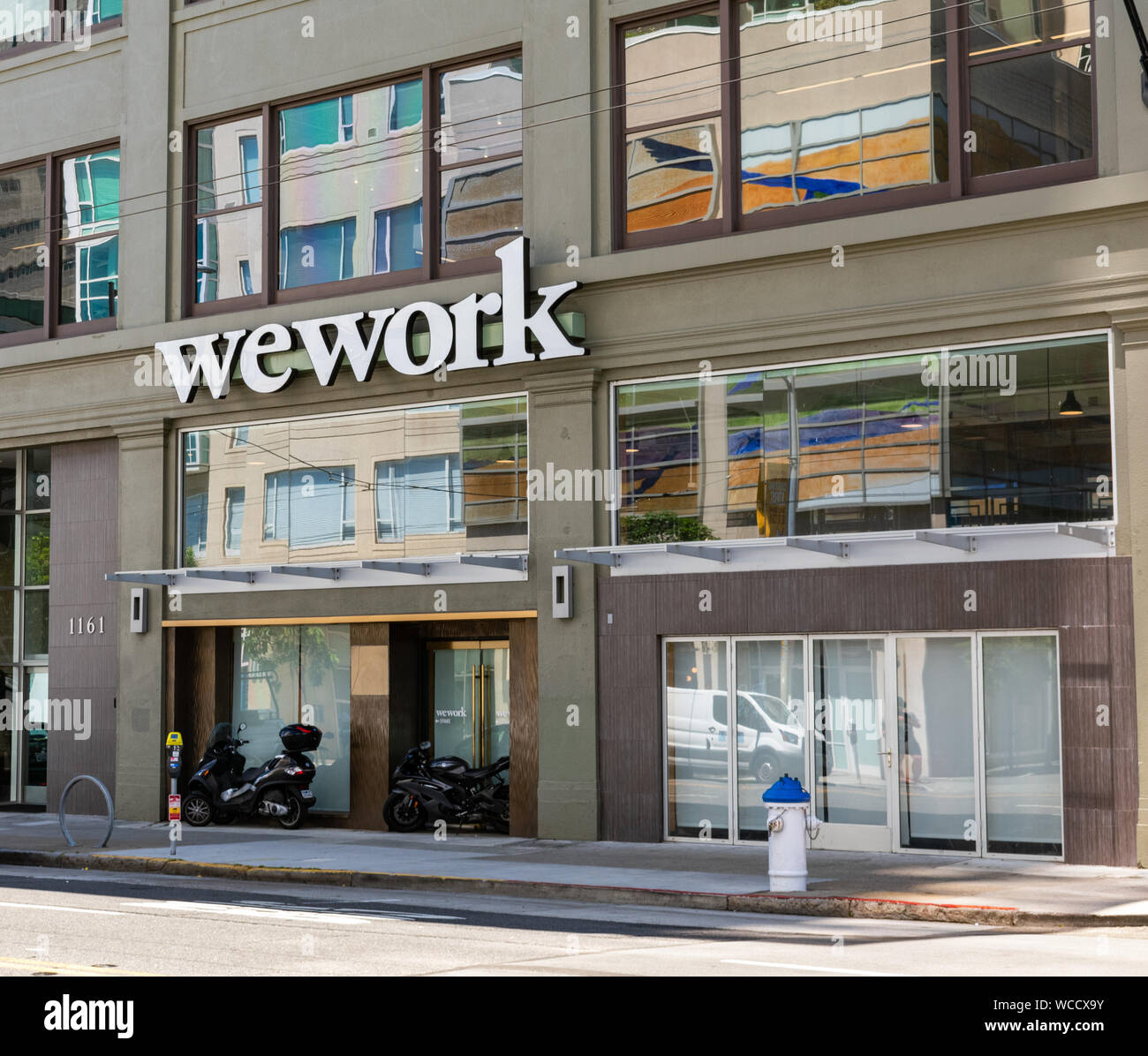 Wework logo hi-res stock photography and images - Alamy