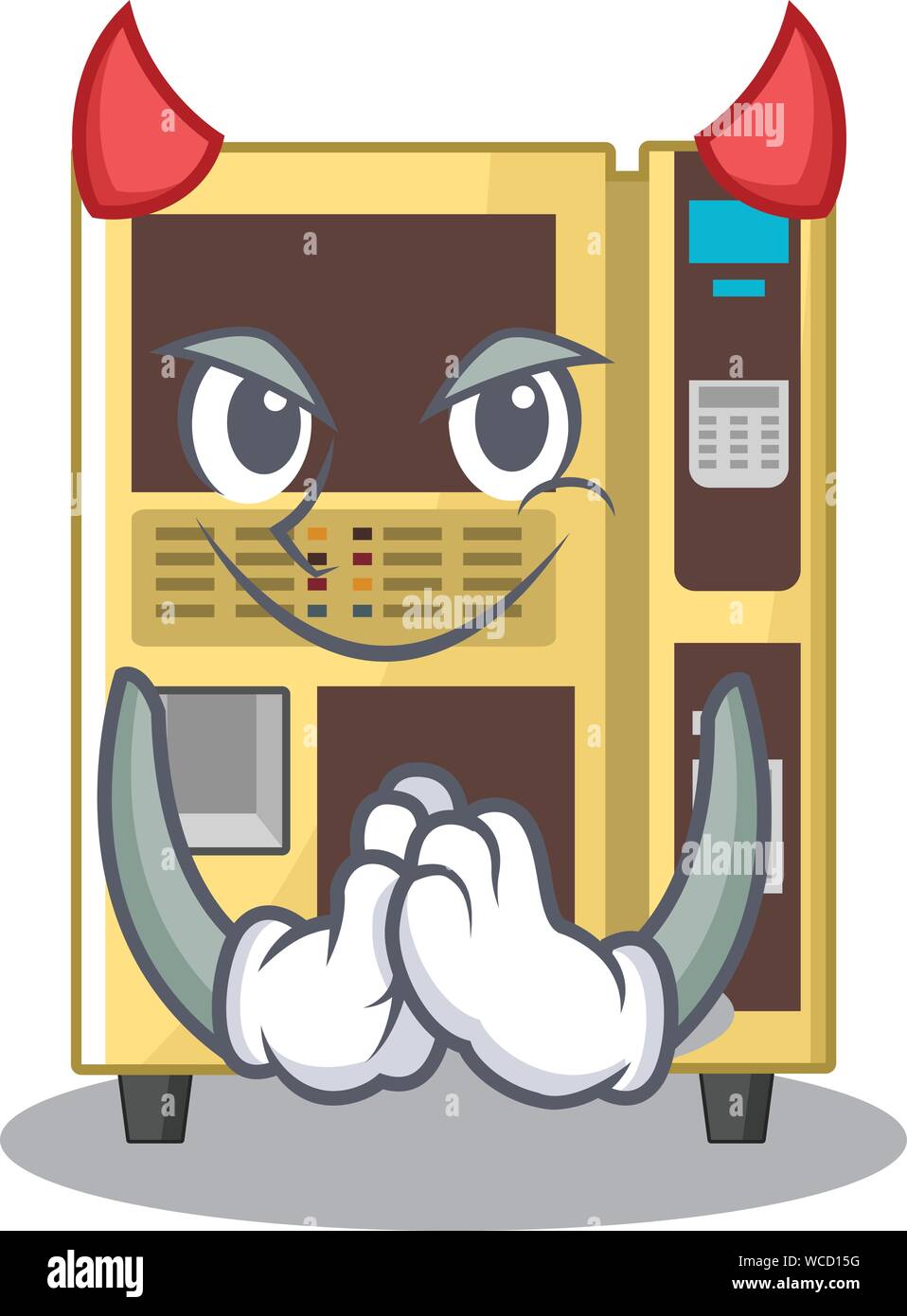 Devil coffee vending machine in a karakter Stock Vector Image & Art - Alamy
