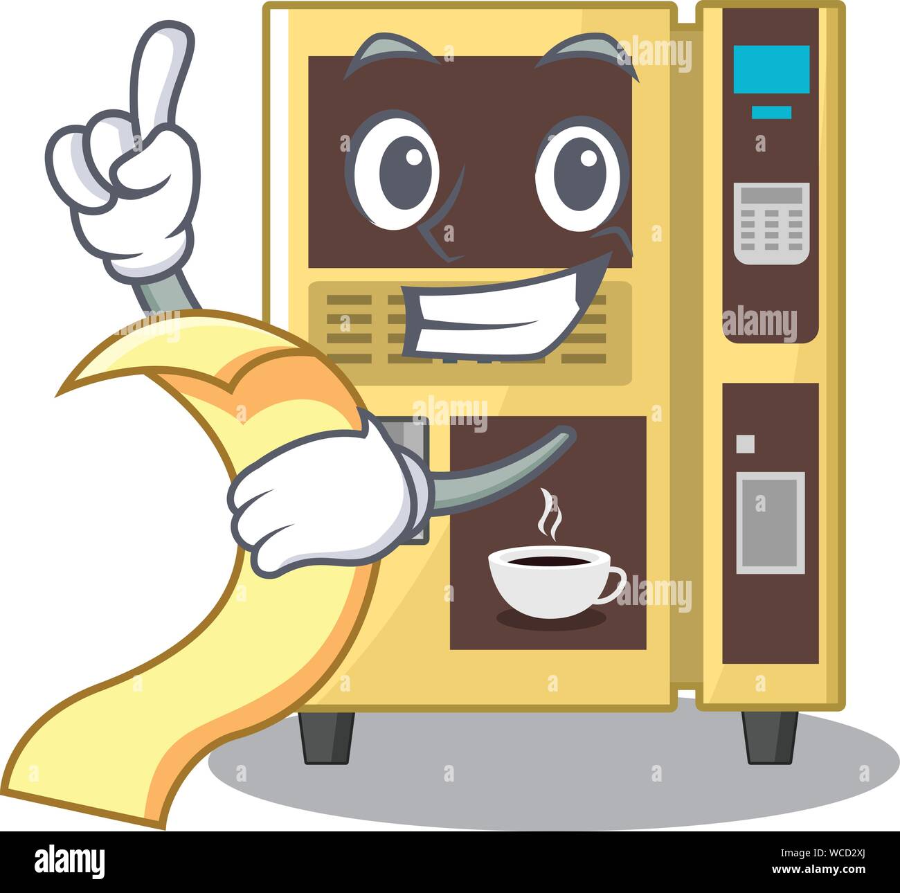 Menu vending machine Cut Out Stock Images & Pictures - Alamy