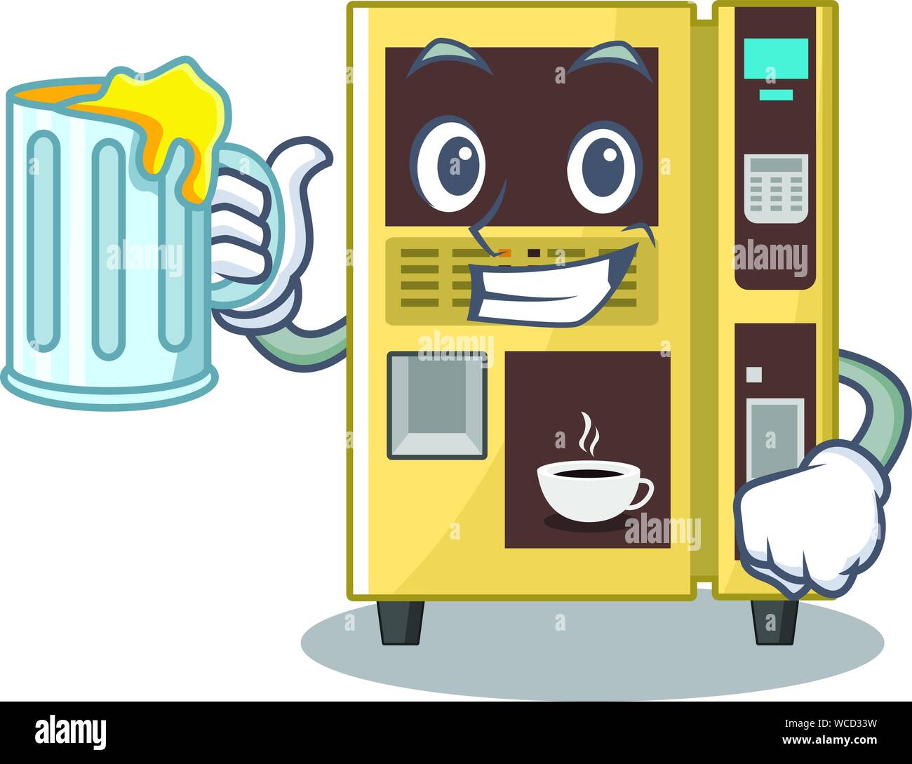 Espresso mechine Stock Vector Images - Alamy