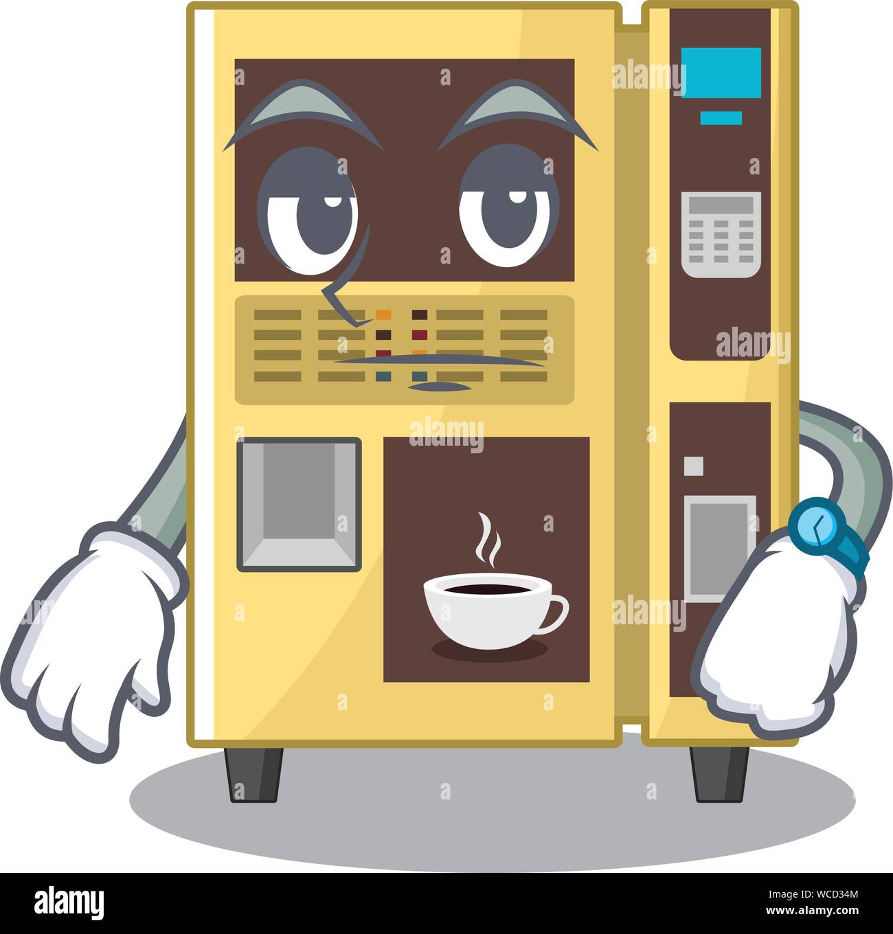 Waiting coffee vending machine hi-res stock photography and images - Alamy