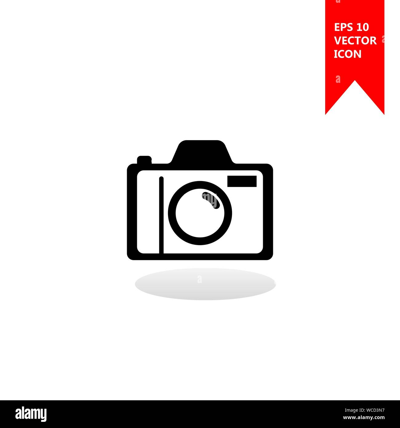 A camera vector icon. The sign of a camera. The symbol of a camera ...