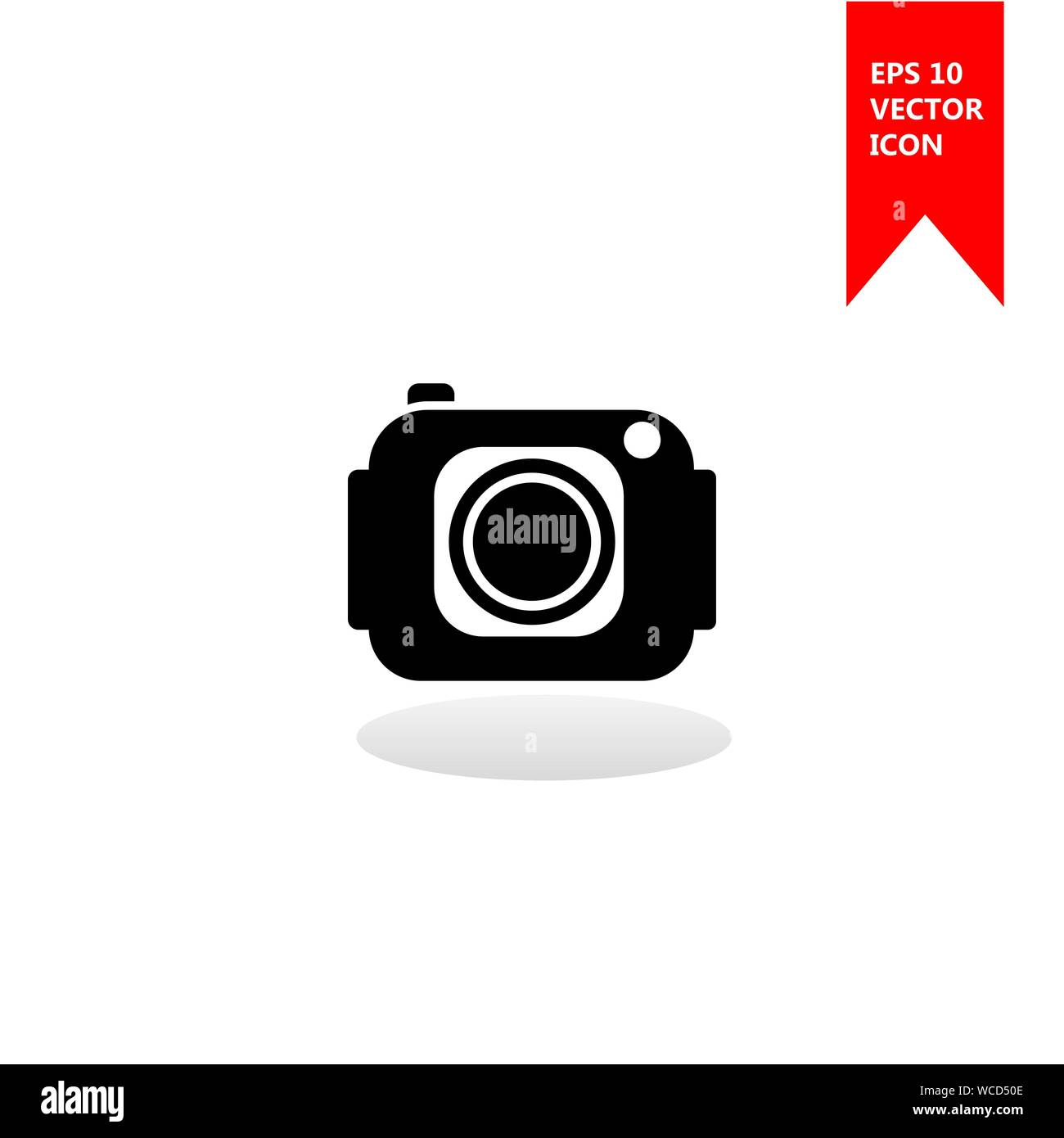 A camera vector icon. The sign of a camera. The symbol of a camera ...