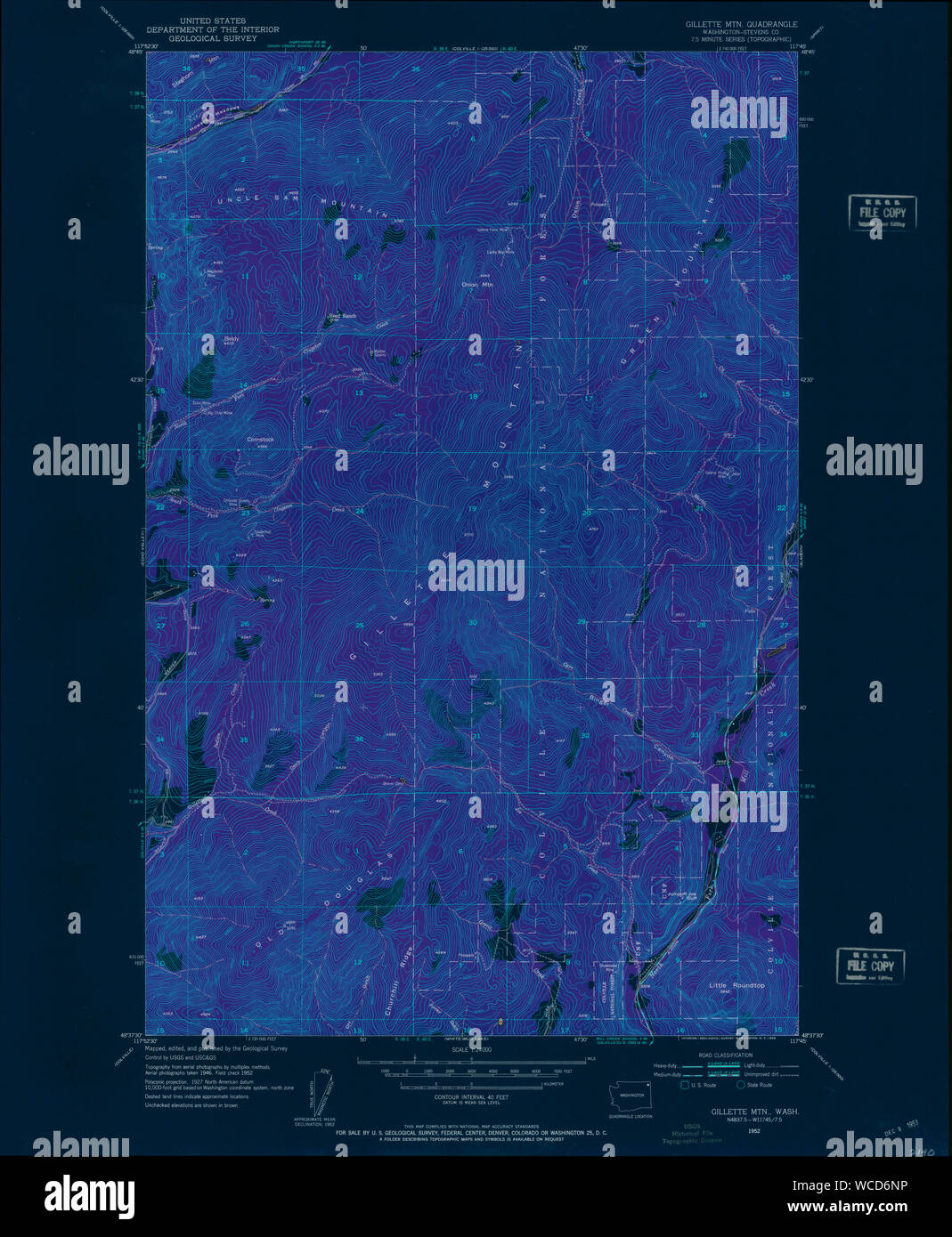 Gillette map hi-res stock photography and images - Alamy