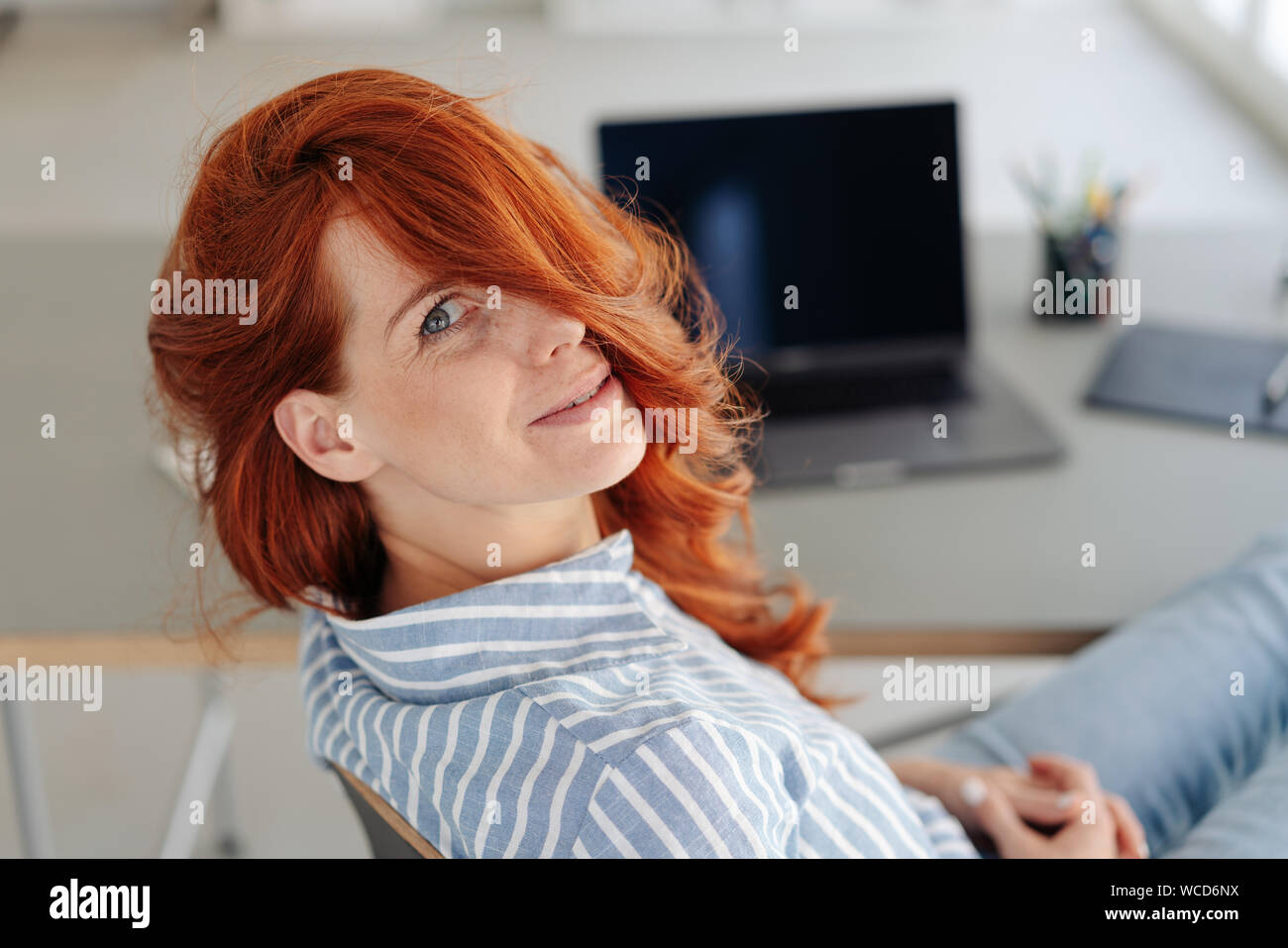 Woman Beauty Long Hair Over Eye High Resolution Stock Photography and ...