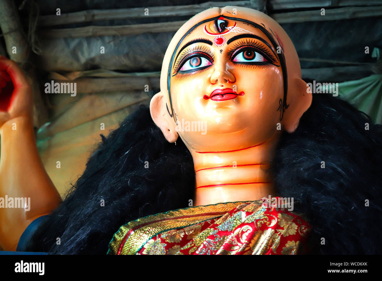 Durga Sculpture Mud Idol Durga High Resolution Stock Photography and ...