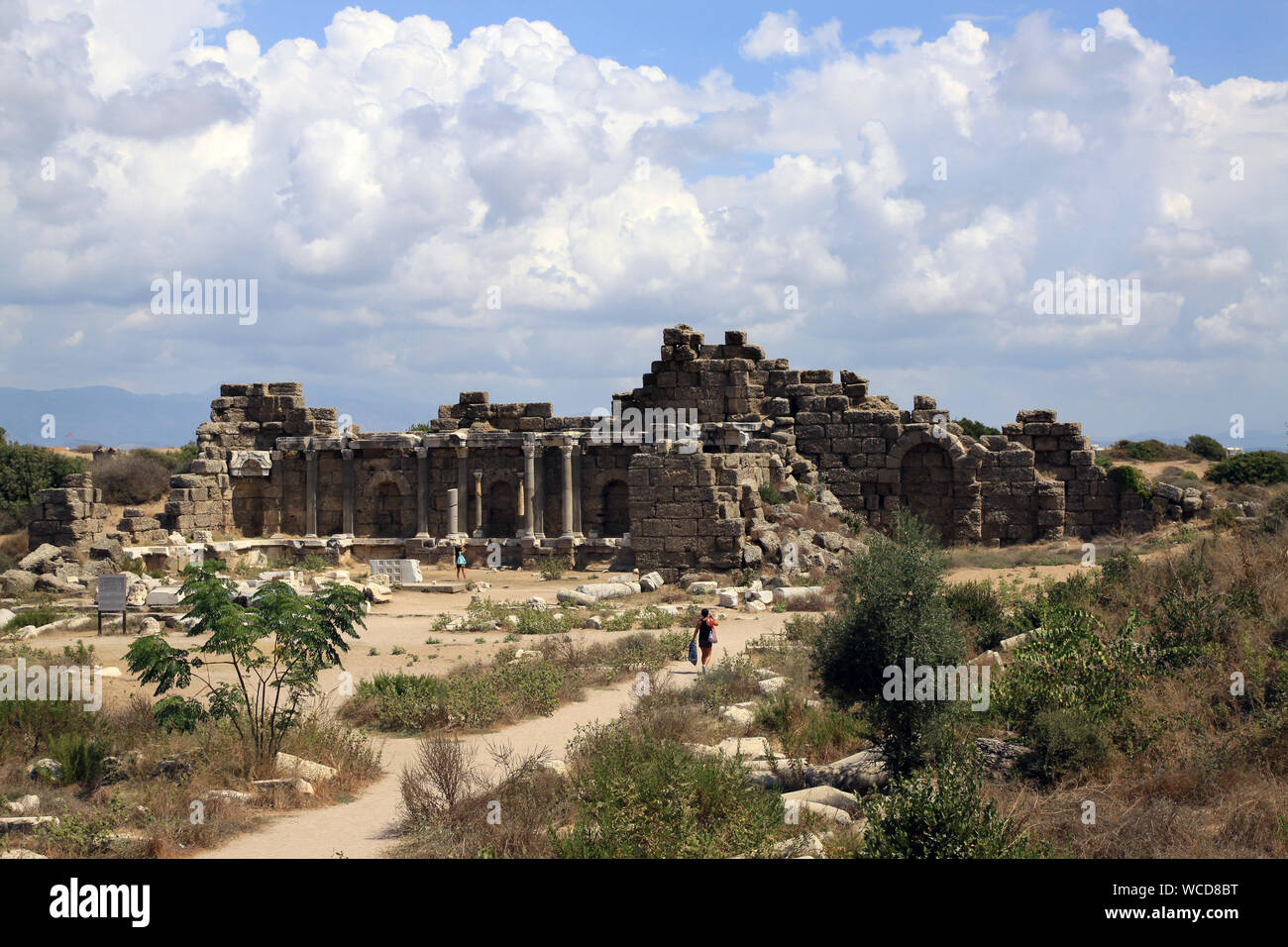 Side ancient city is a historical and touristic area that attracts ...