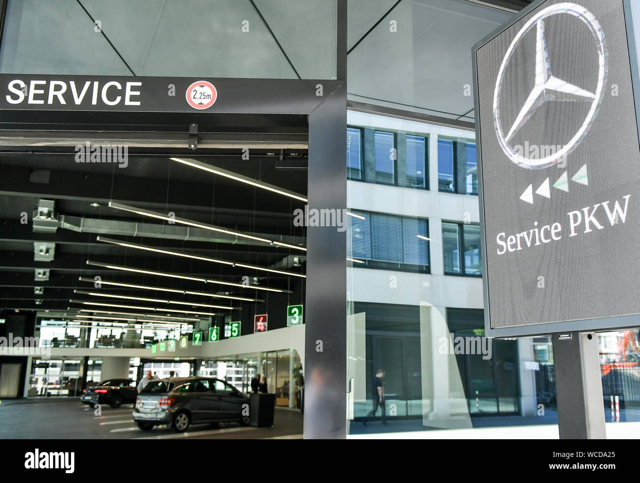 Berlin, Germany. 23rd Aug, 2019. The entrance to the newly built ...