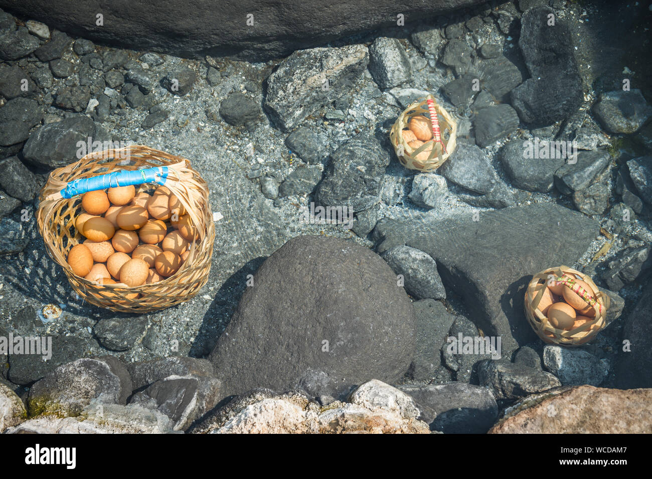 Hot spring eggs hi-res stock photography and images - Alamy