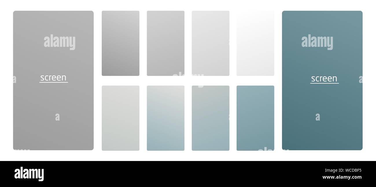 Vibrant and smooth gradient soft gray colors for devices, pc and modern ...