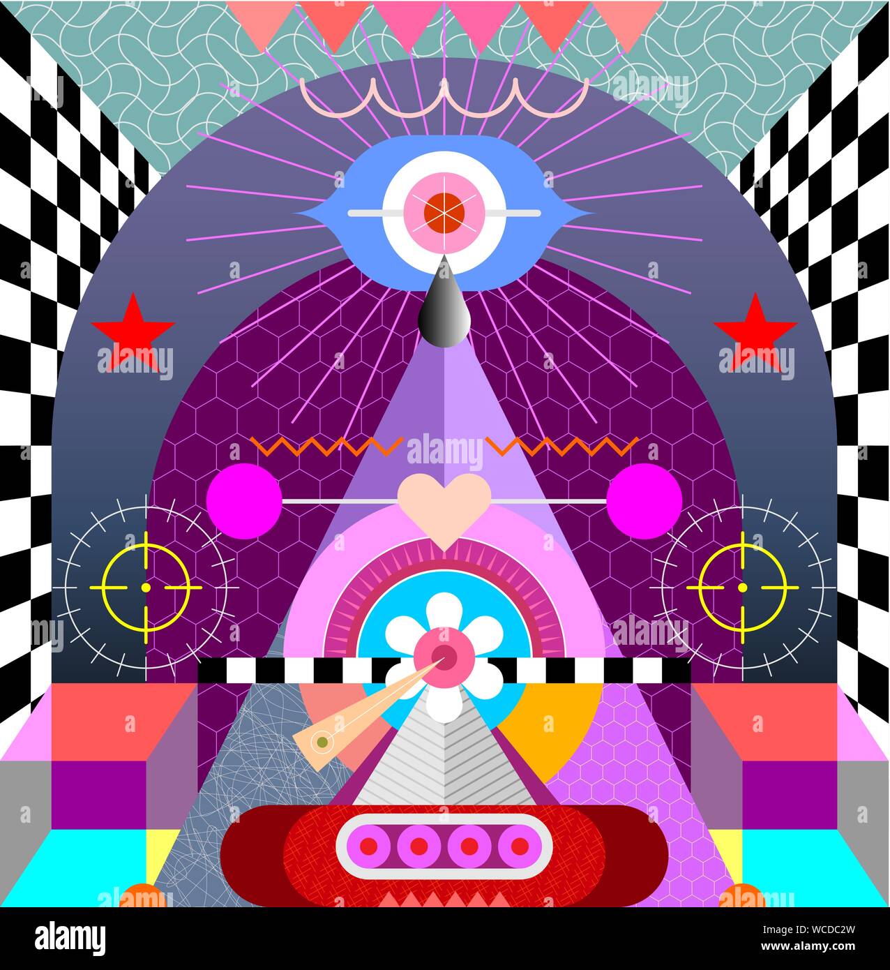 Visual art background Stock Vector Images - Alamy