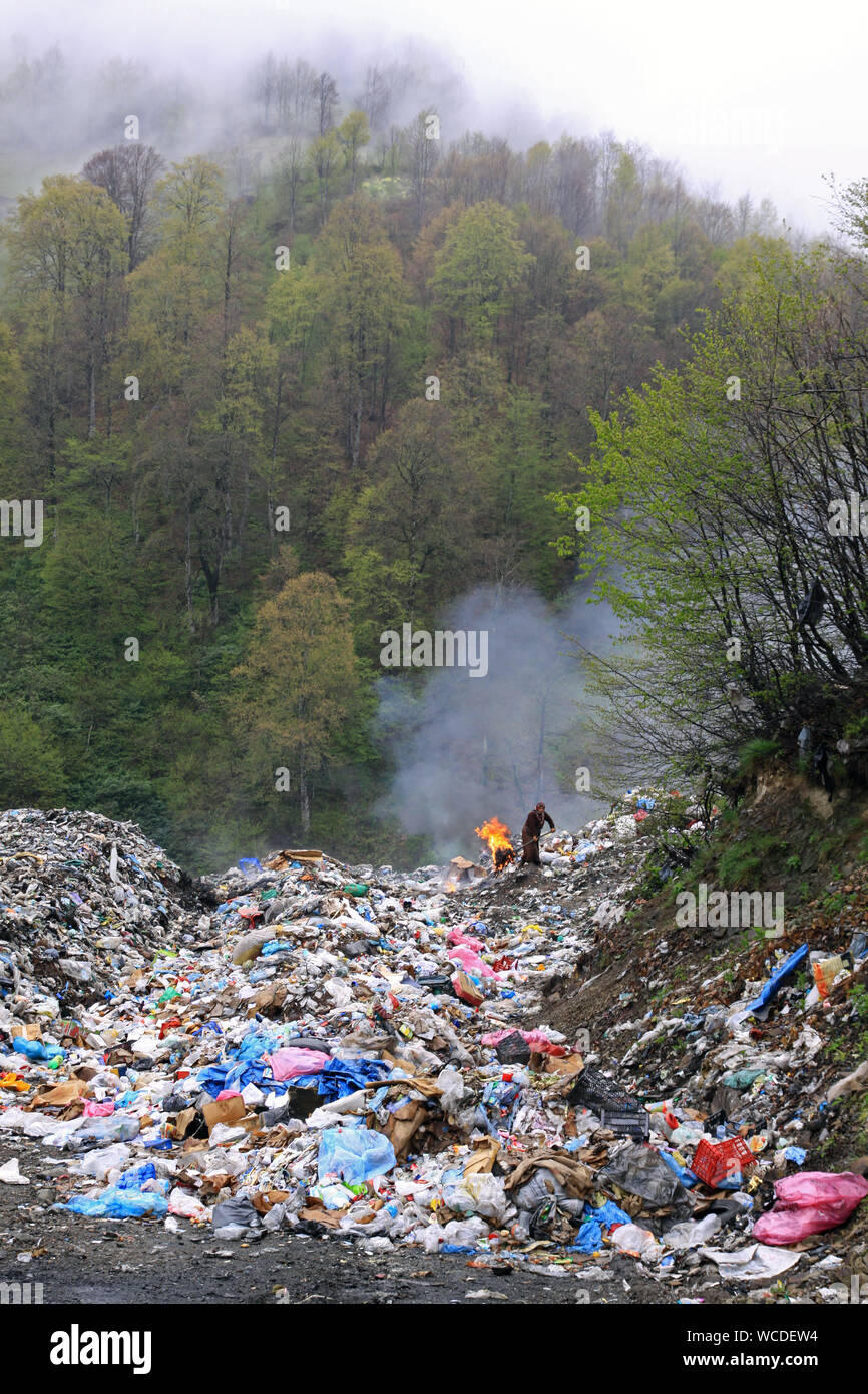 Today, solid waste remains a problem. randomly stored solid waste ...