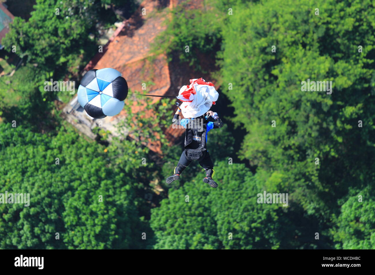 High angle view base jumping hi-res stock photography and images - Alamy