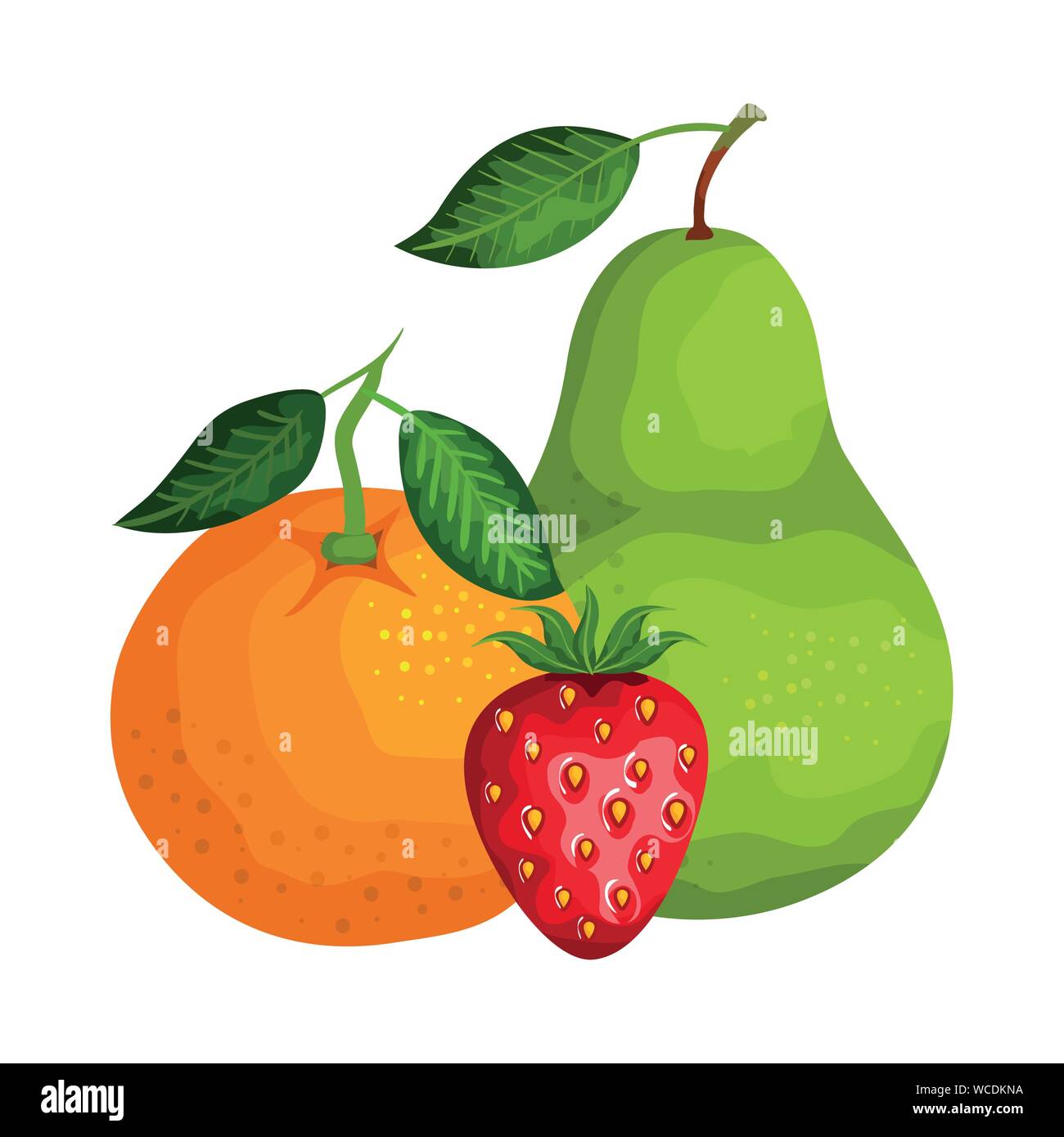 Silhouette various fruits hi-res stock photography and images - Alamy