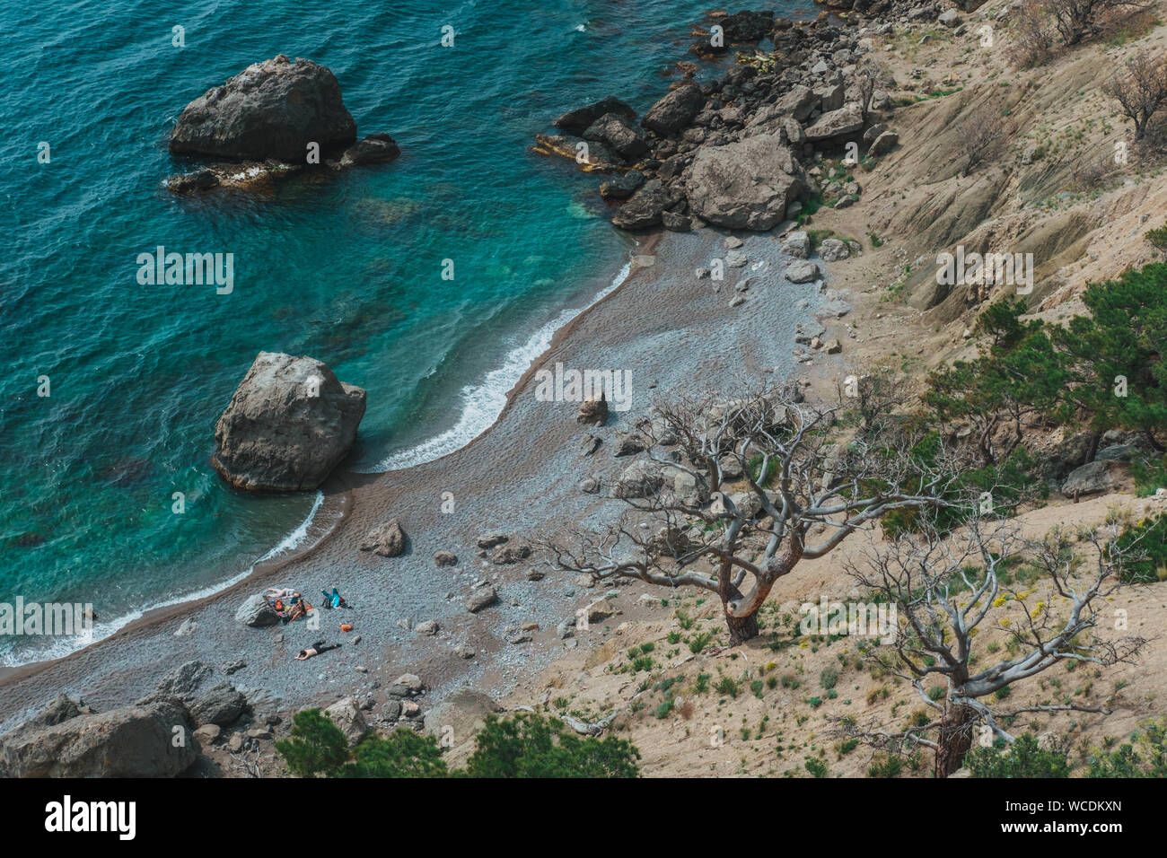 Mountains and the sea. Nature. Travel background. Tourism in Crimea ...
