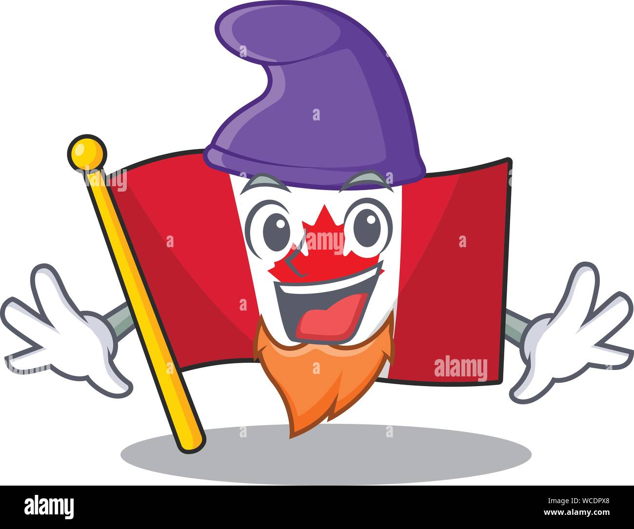 Elf flag canada isolated in the cartoon Stock Vector Image & Art - Alamy