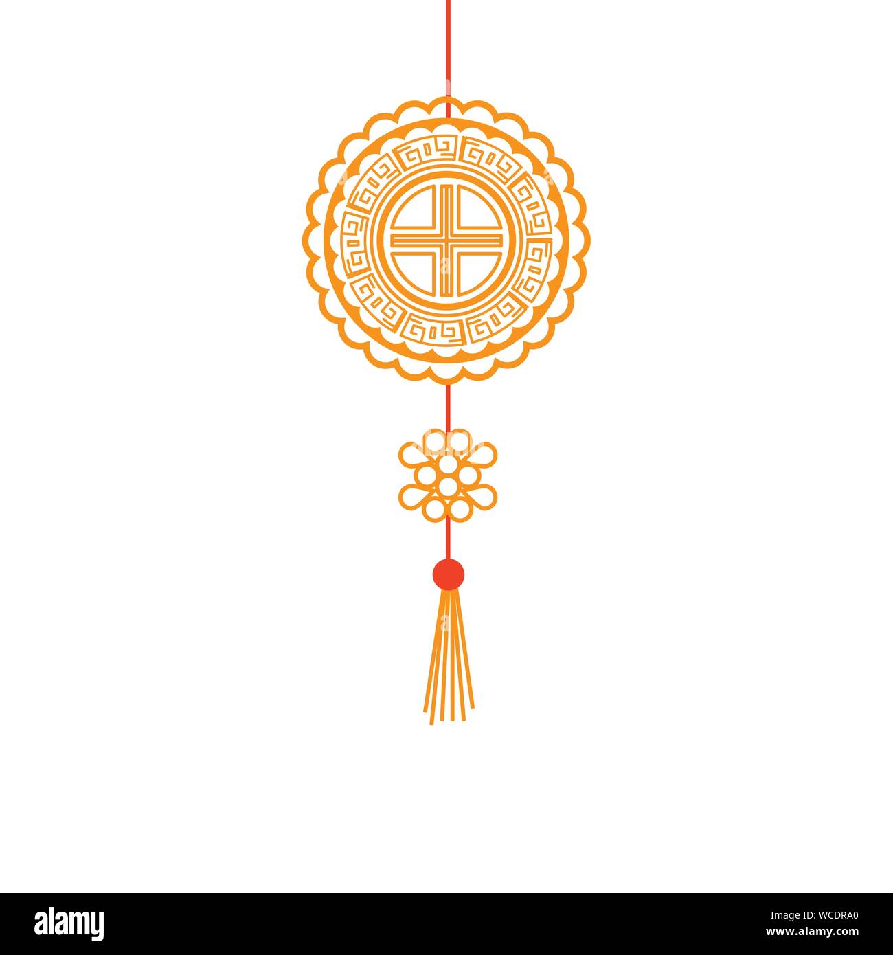 chinese mandala decorative hanging icon Stock Vector Image & Art - Alamy
