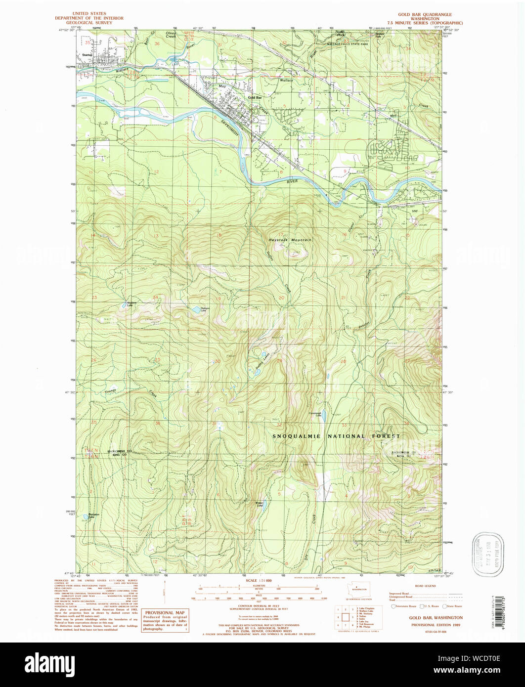 Washington gold map hi-res stock photography and images - Alamy