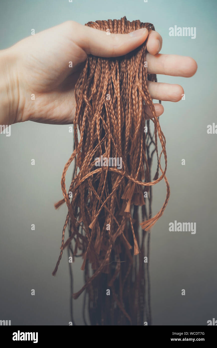 synthetic hair materials for weaving, braiding African braids zizi ...