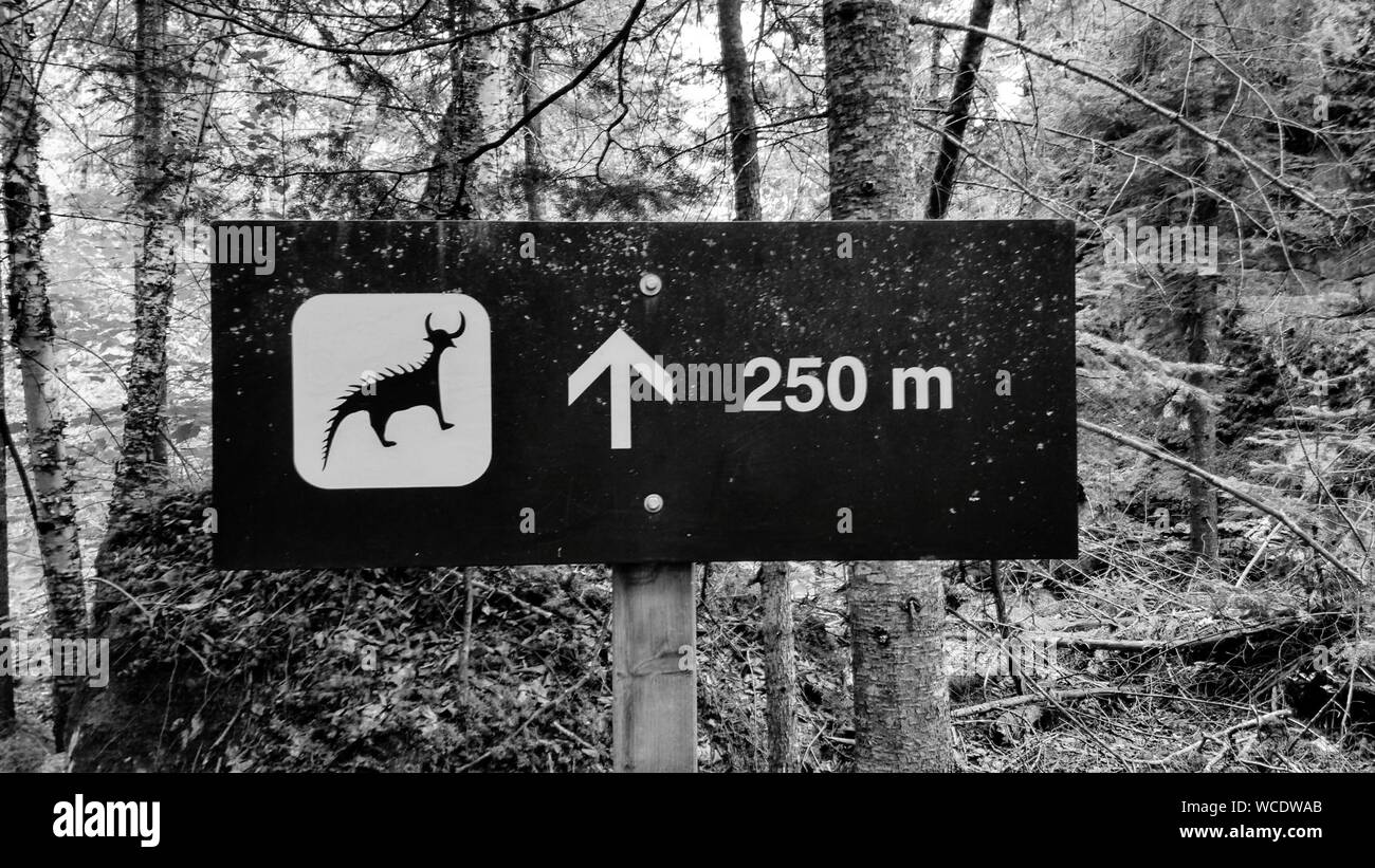 Trunk road sign hi-res stock photography and images - Alamy