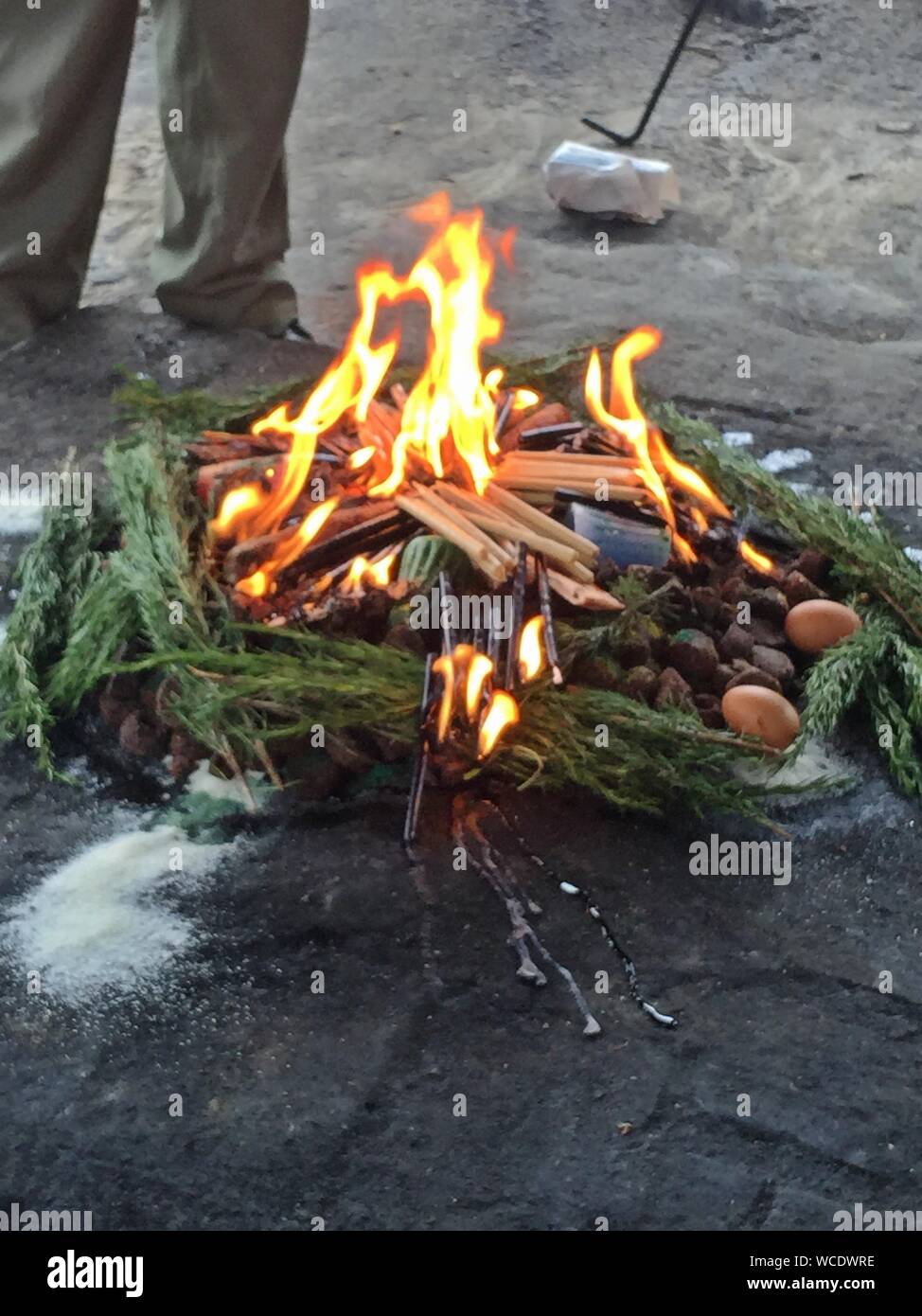 Fire Offering High Resolution Stock Photography and Images - Alamy