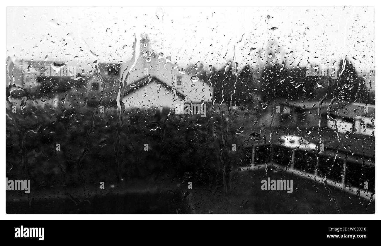 Rainy day window Cut Out Stock Images & Pictures - Alamy