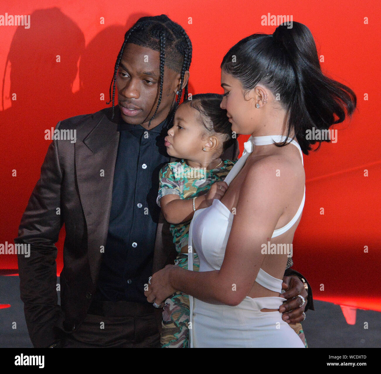 Santa Monica, California, USA. 28th Aug, 2019. Rapper Travis Scott and ...