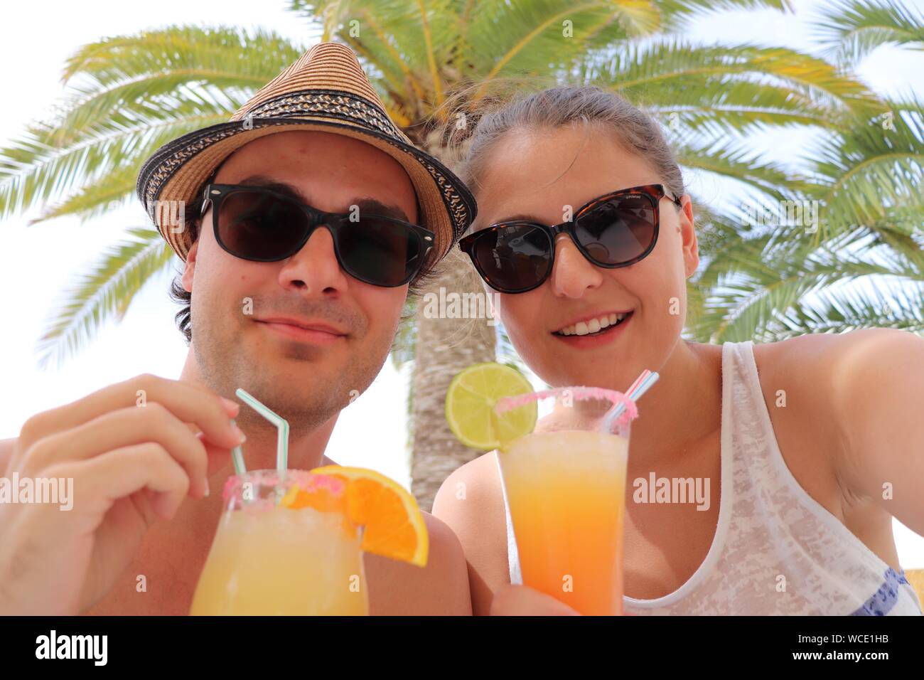 Smiling palm tree hi-res stock photography and images - Alamy