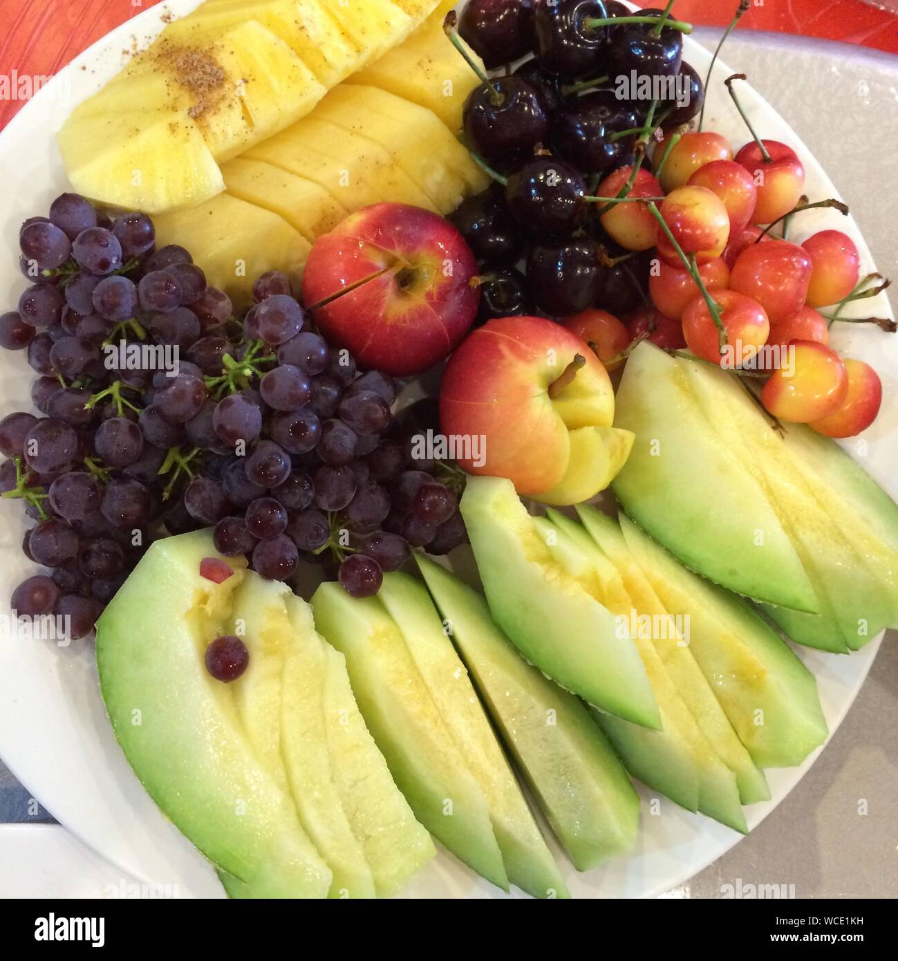 Top view fruits hi-res stock photography and images - Alamy