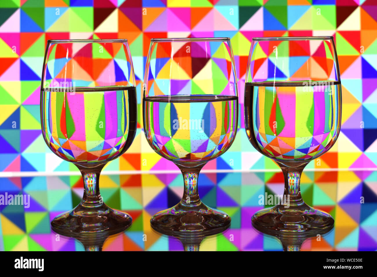 Multiple triangles hi-res stock photography and images - Alamy