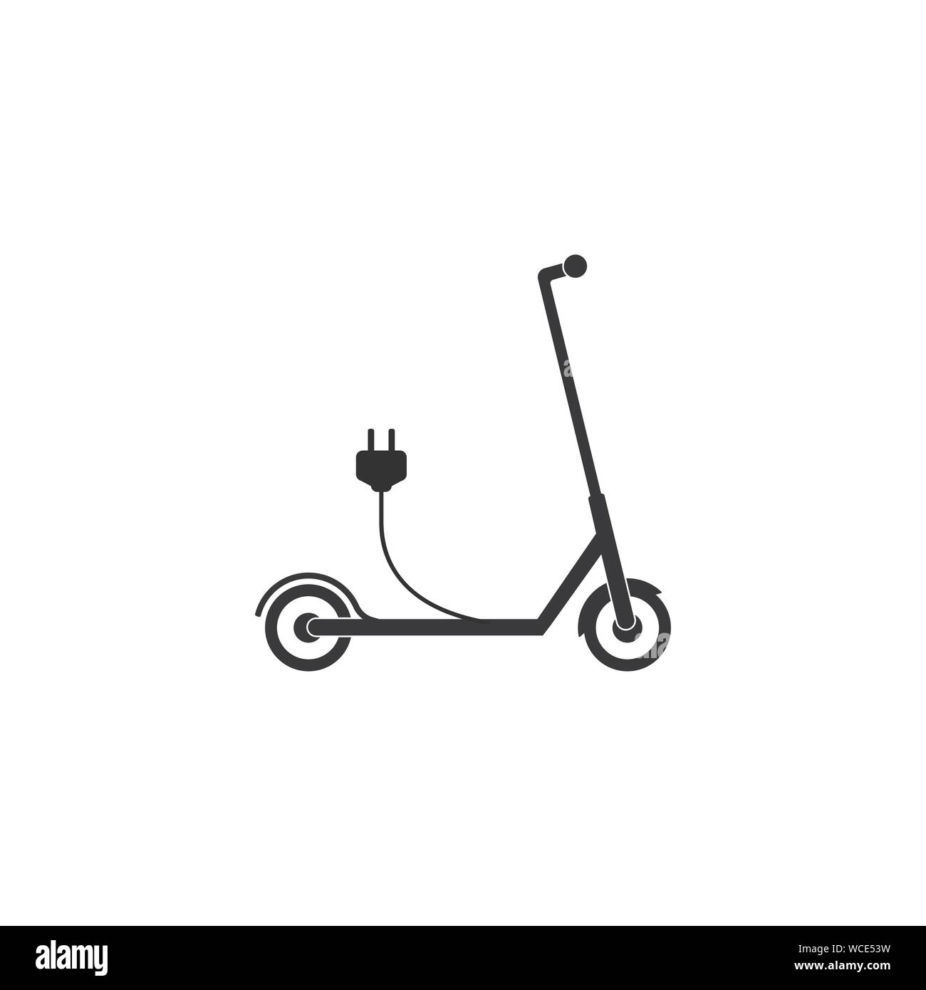 Electrical kick scooter icon Cut Out Stock Images & Pictures - Alamy