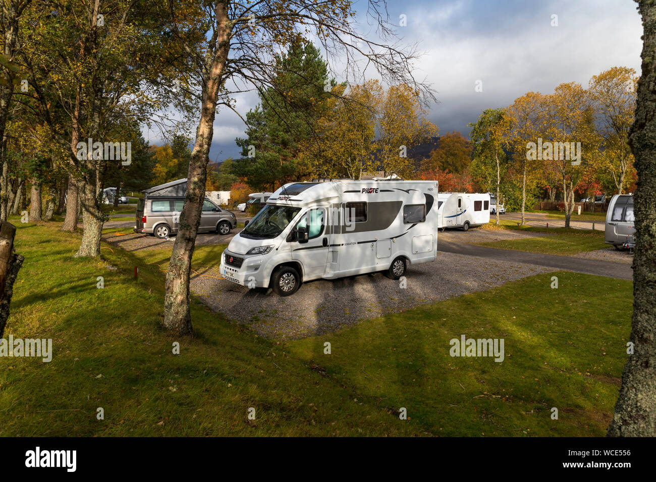 Braemar caravan park hi-res stock photography and images - Alamy