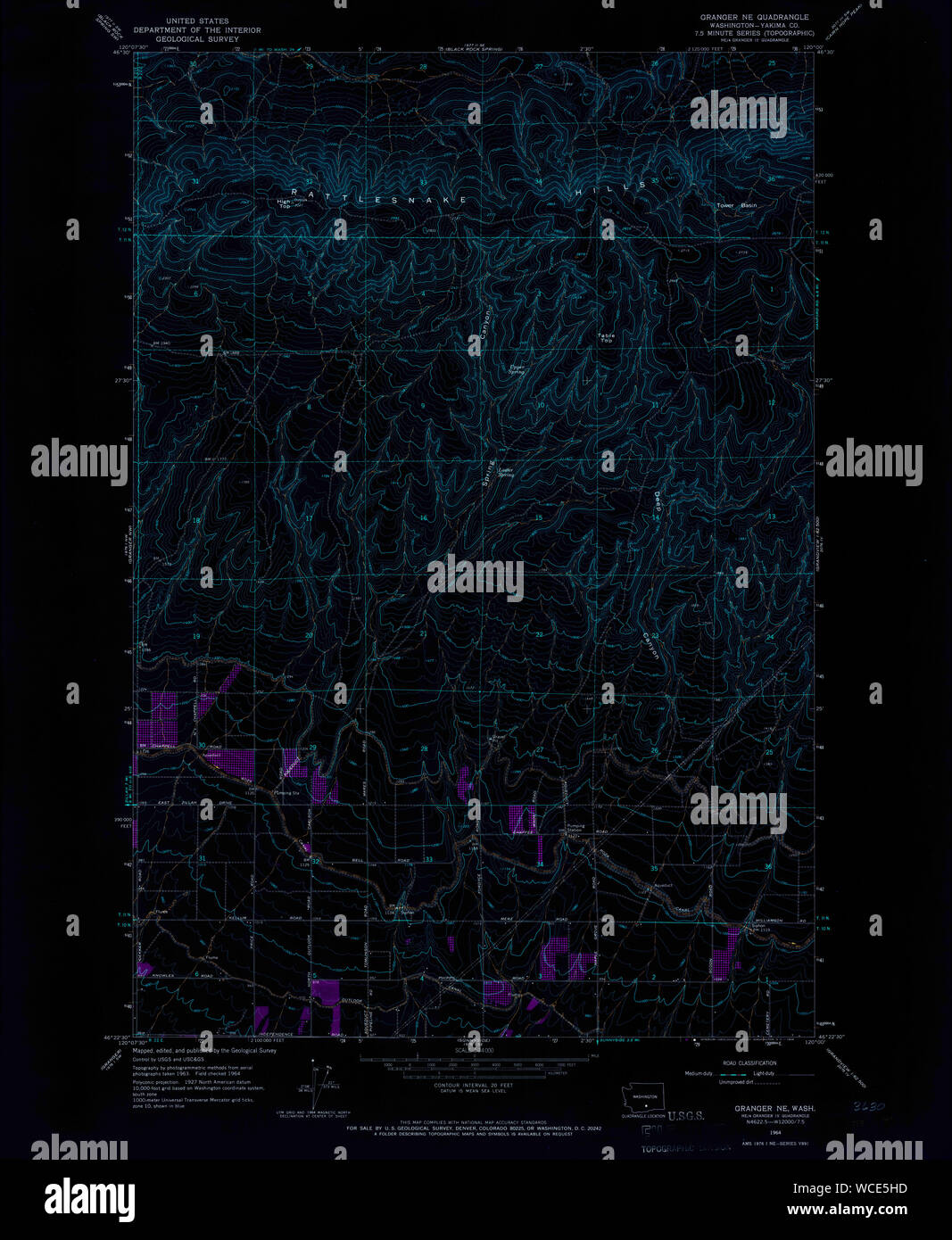 Map of granger hi-res stock photography and images - Alamy