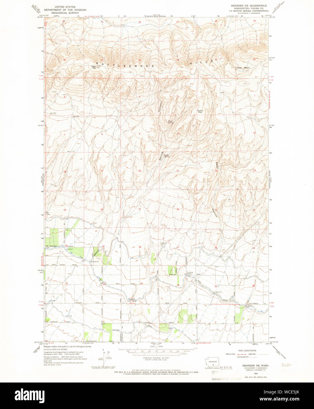 Map of granger hi-res stock photography and images - Alamy