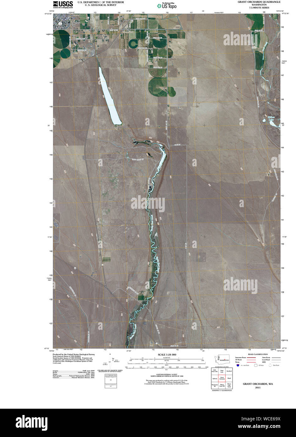 Map of orchards washington hi-res stock photography and images - Alamy