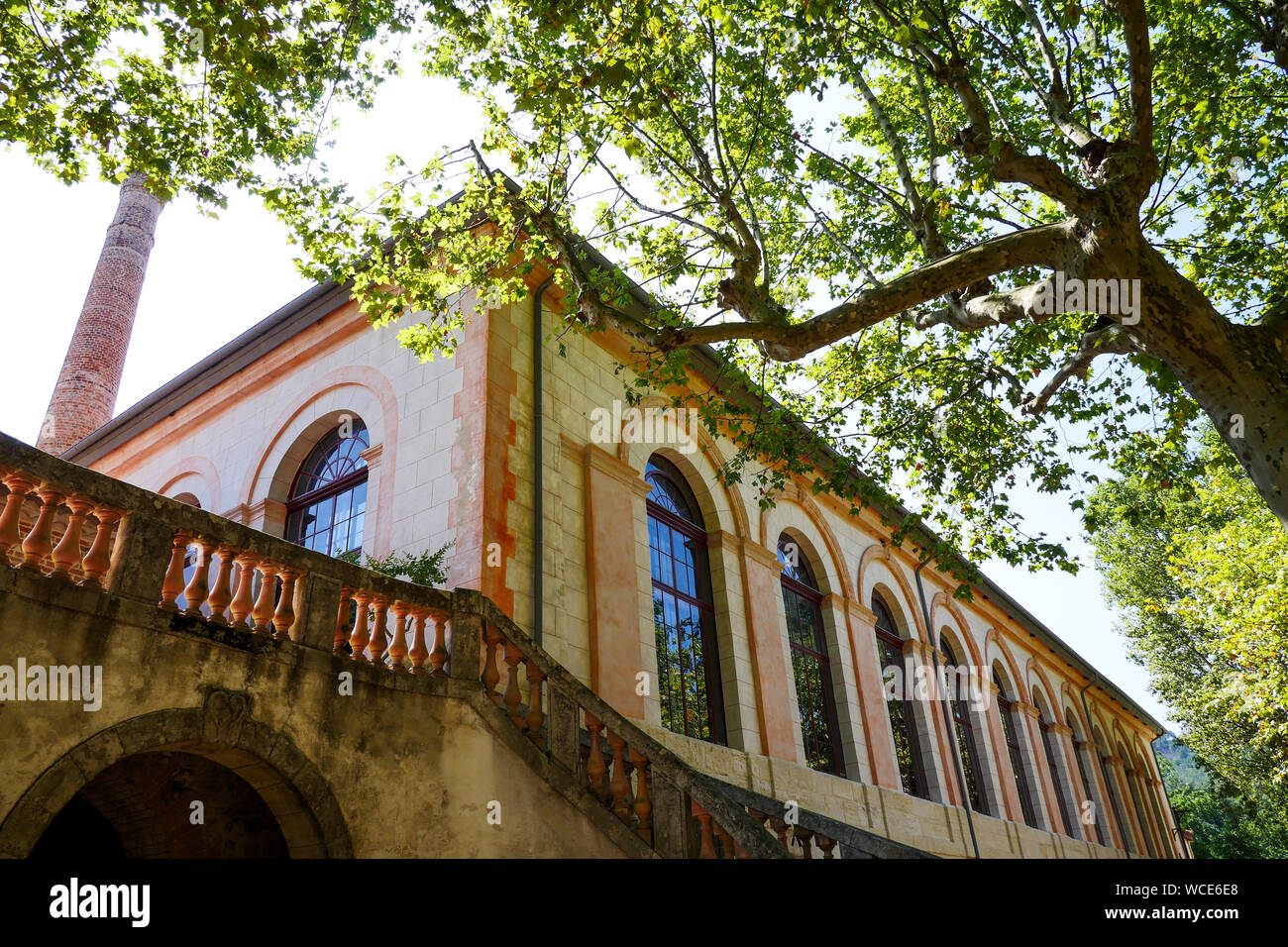 La Grande Rouge, Former textile mill, Saint-Jean du Gard, Gard, France ...
