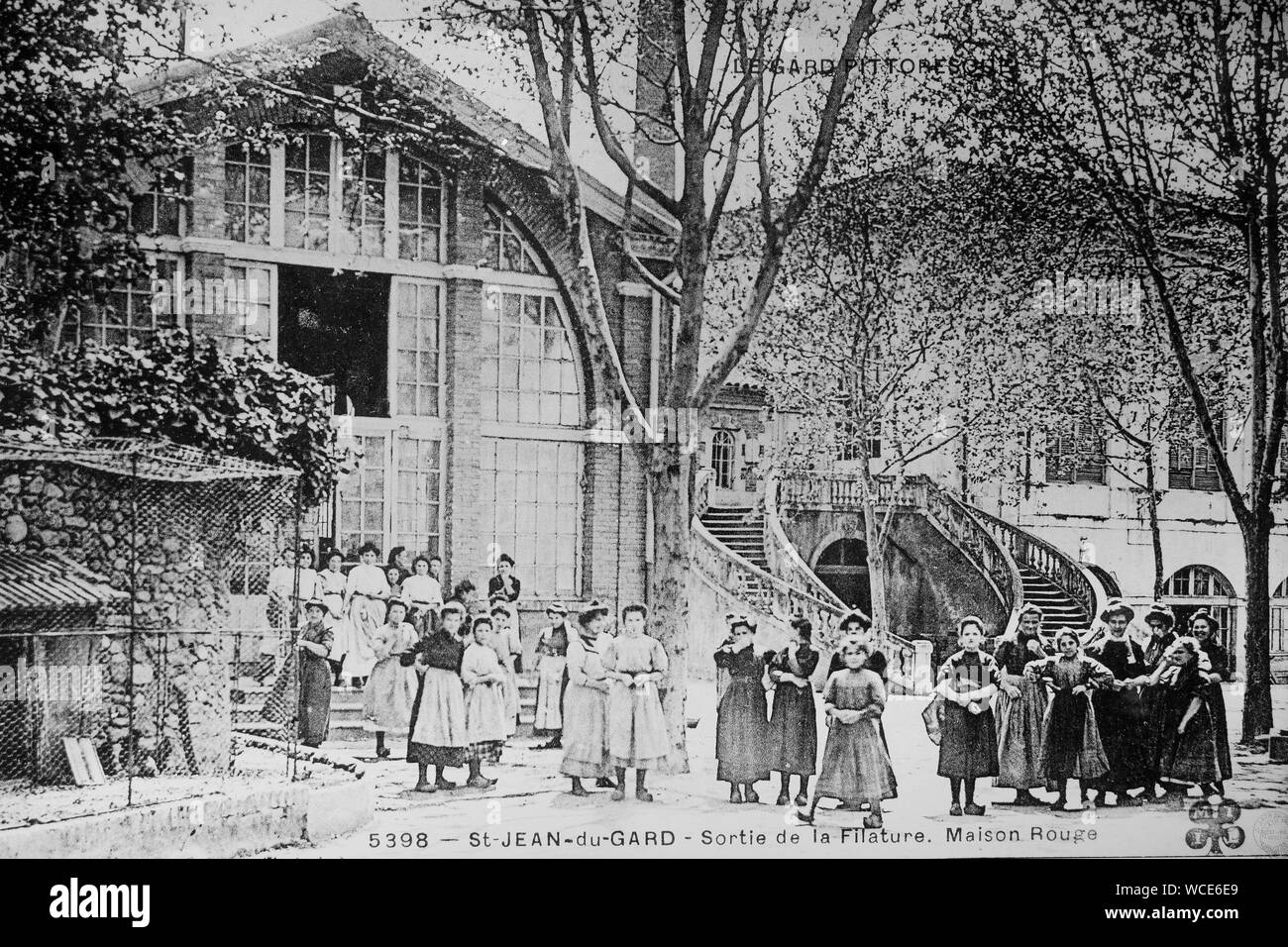 La Grande Rouge, Former textile mill, Saint-Jean du Gard, Gard, France ...