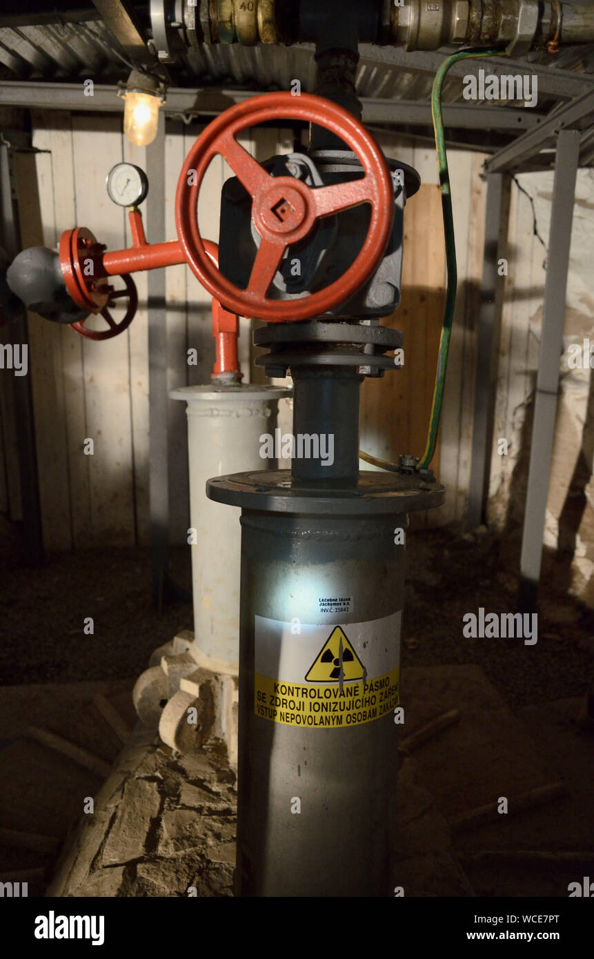 Jachymov, Germany. 08th Aug, 2019. In the mine unity in the Czech spa ...