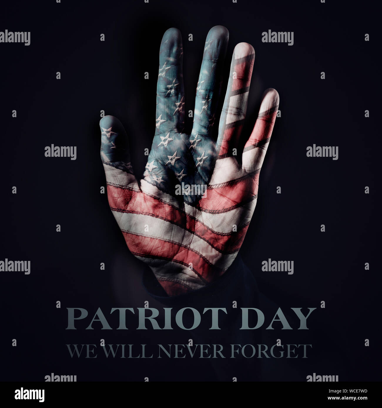 American flag never forget hi-res stock photography and images - Alamy