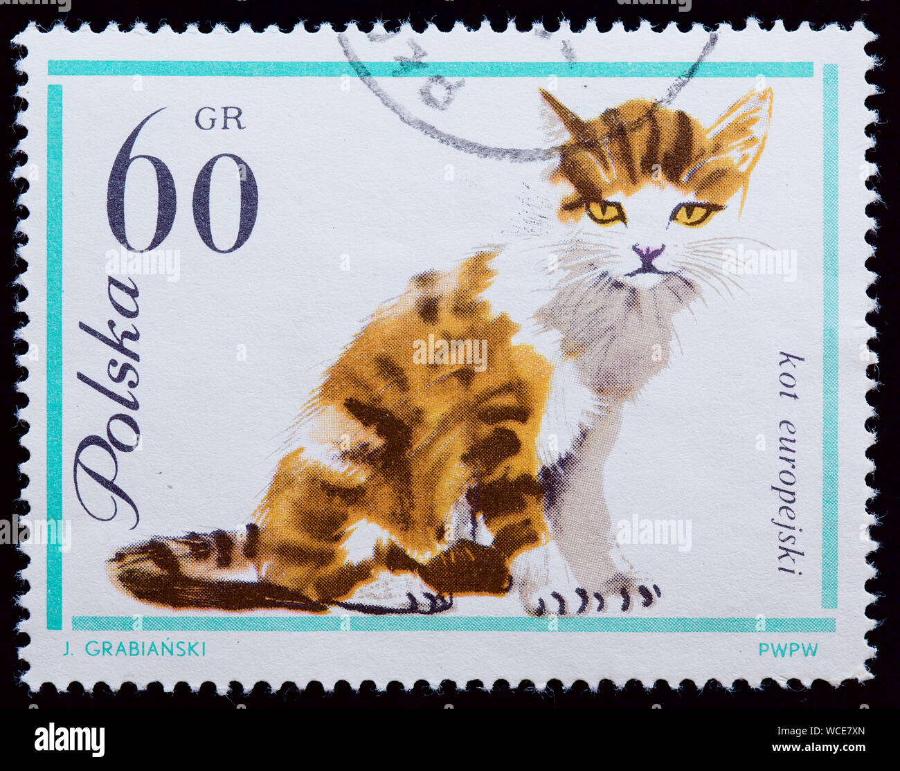 Postage cat hi-res stock photography and images - Alamy