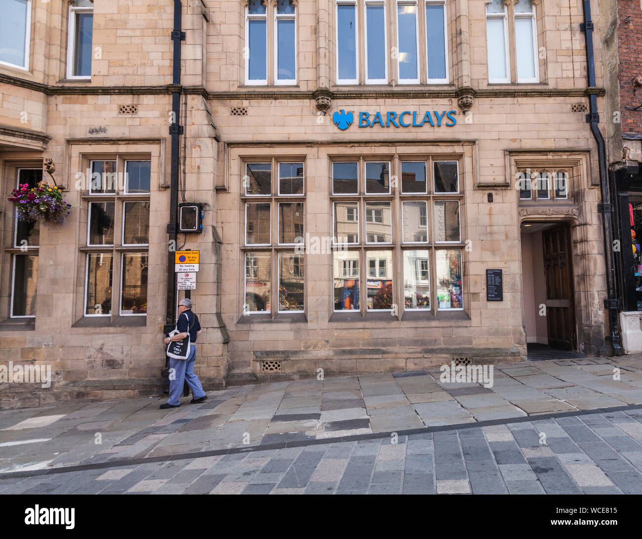 A branch of Barclays Bank in the Market Place in Durham,England,UK ...