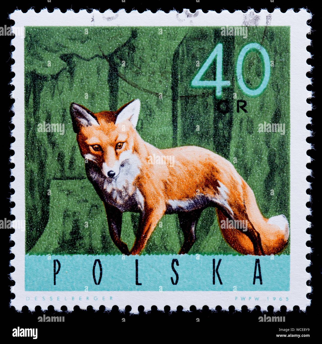 Fox stamp hi-res stock photography and images - Alamy