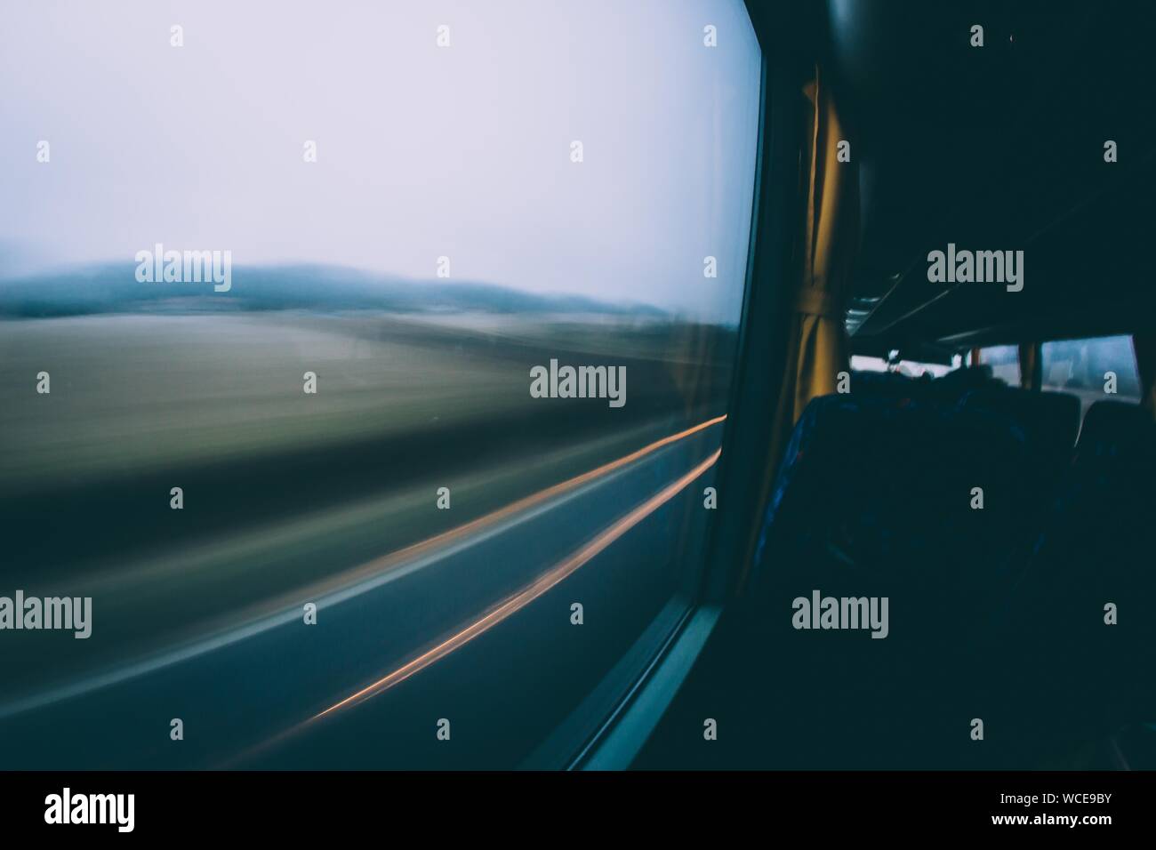 Time-lapse shot from a moving bus Stock Photo - Alamy