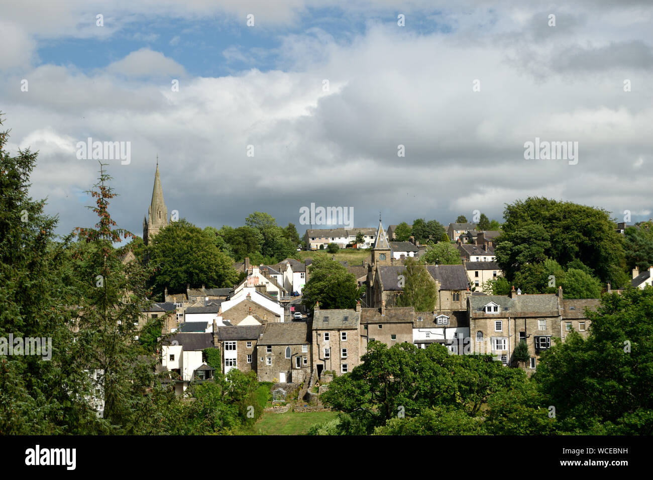 Alston, Cumbria, viewed from the Pennine Way Stock Photo - Alamy