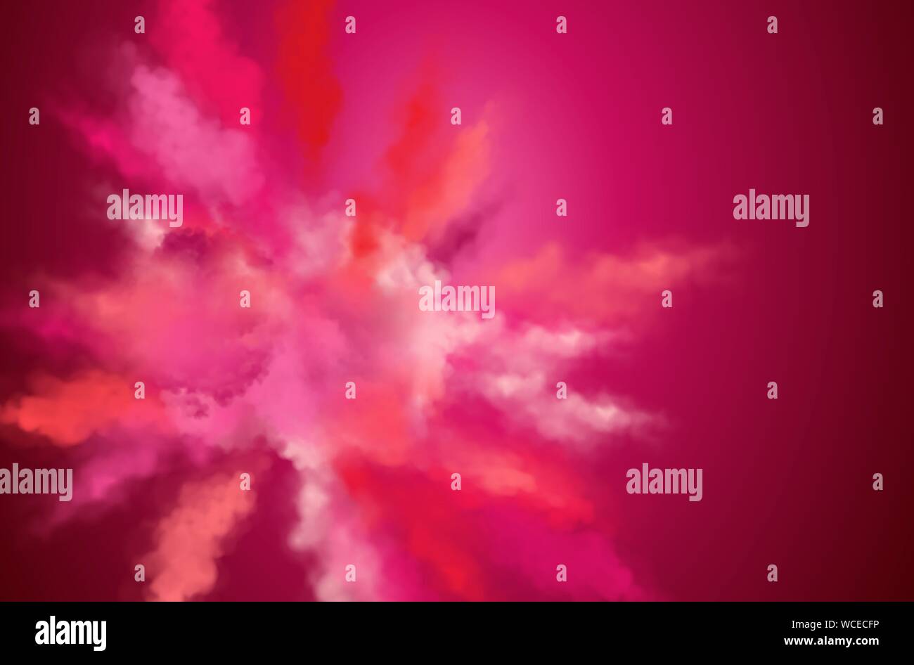 Explosion of Red Dust Stock Vector Image & Art - Alamy