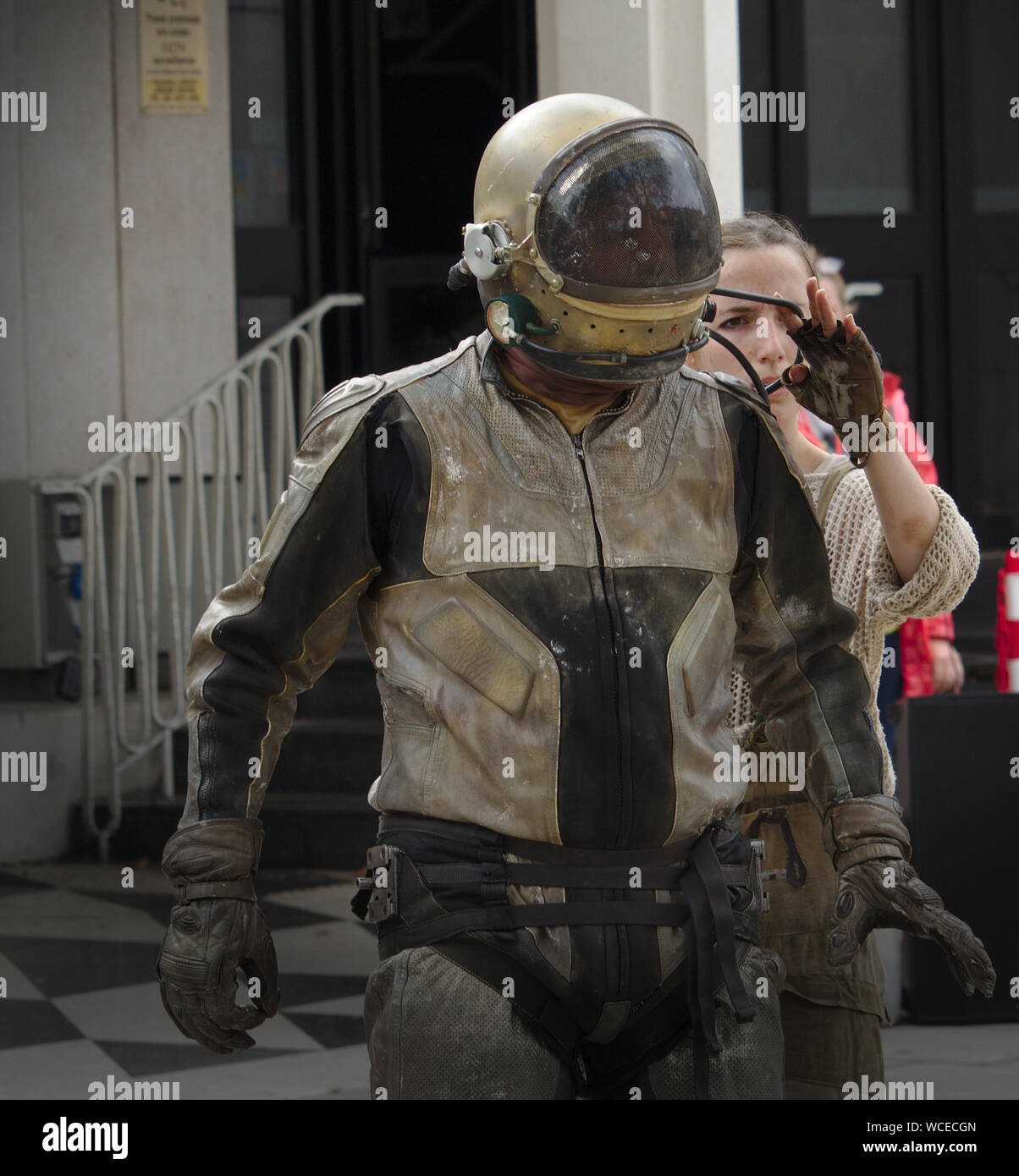 Astronaut stage show Stock Photo - Alamy