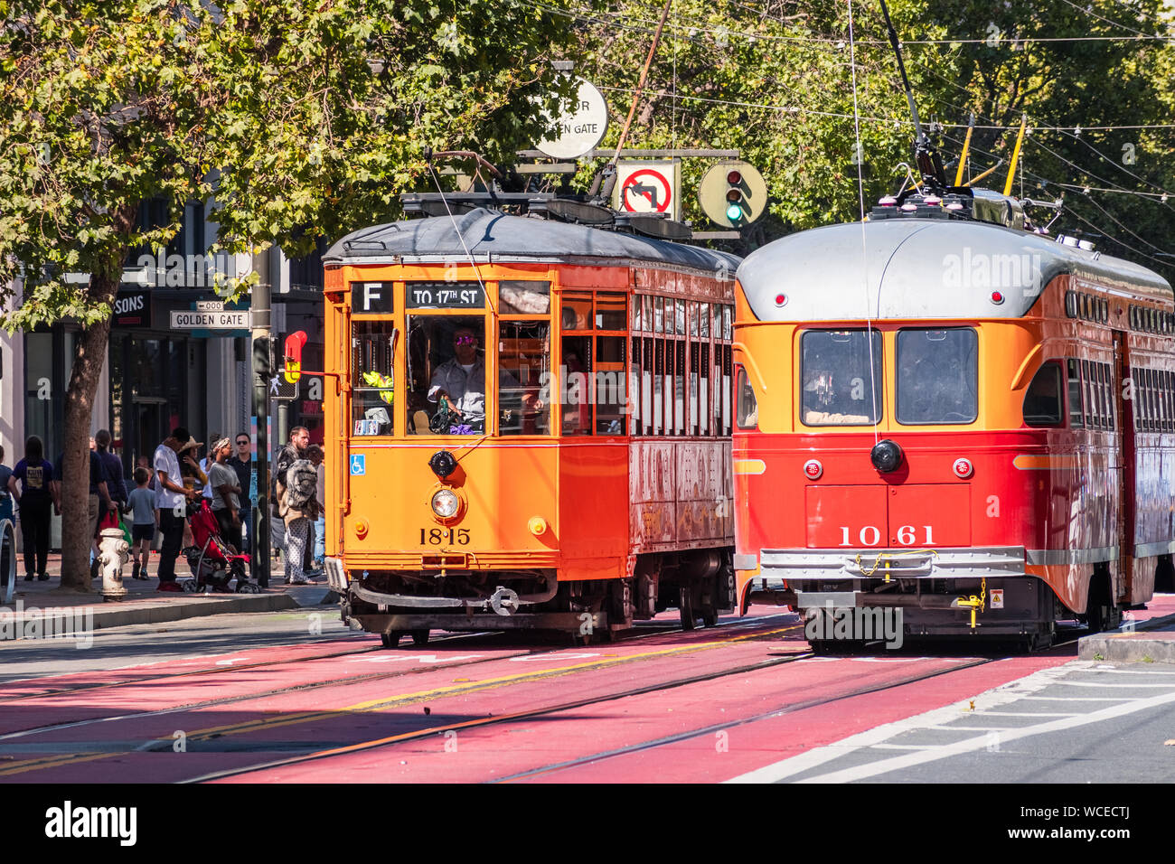 Old trolley conductor hi-res stock photography and images - Alamy